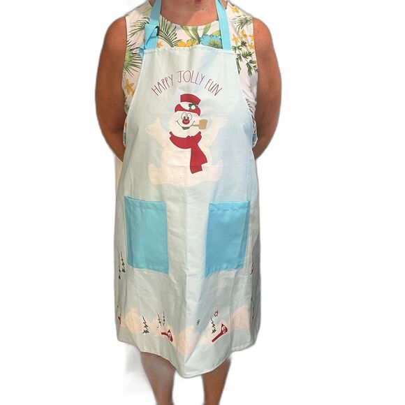 Rae Dunn | Kitchen | New 224 Rae Dunn Full Apron Blue Frosty The ...